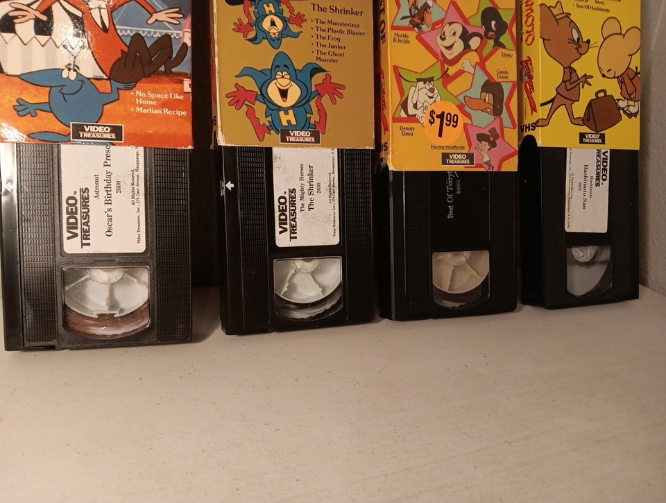 Terrytoons VHS Tape 1980s Video Treasures Cartoons Vintage Lot Of 4. | eBay