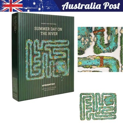 Majority Edge Piece Puzzle,summer Day on The River Puzzle Game-Themed ...
