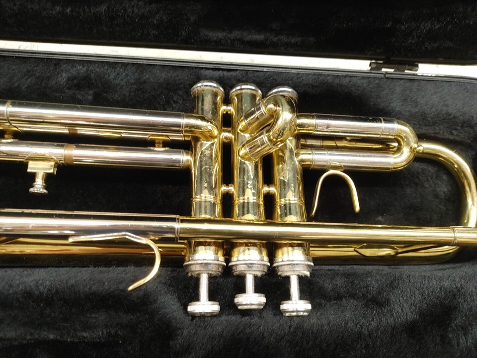 Rossetti Student Lacquer Gold Bb Trumpet untested rough condition | eBay