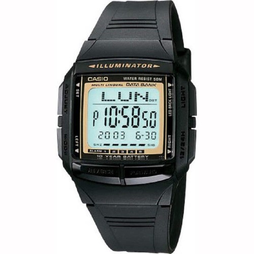 Casio DB-36-9AV Unisex Databank Multilingual Digital Watch | eBay Australia