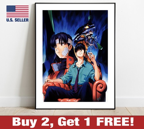 Neon Genesis Evangelion Misato Katsuragi 18" x 24" Anime Poster Print ...