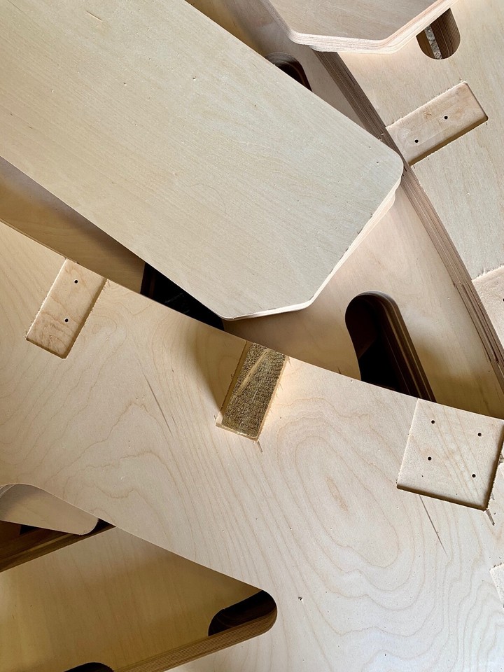 4ft High Skate Ramp Halfpipe - Mini Ramp Kit - Self Build - DIY, BMX ...