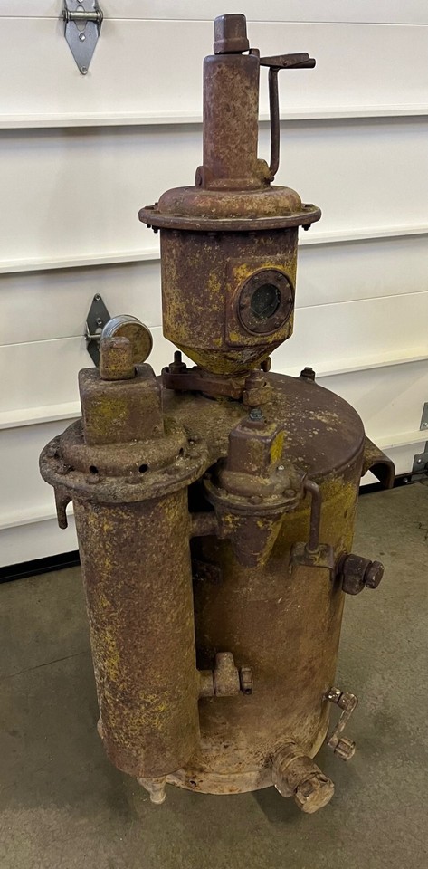 ACETYLENE GENERATOR RARE VINTAGE OLD MAKER MACHINE POT PATINA GAS ...