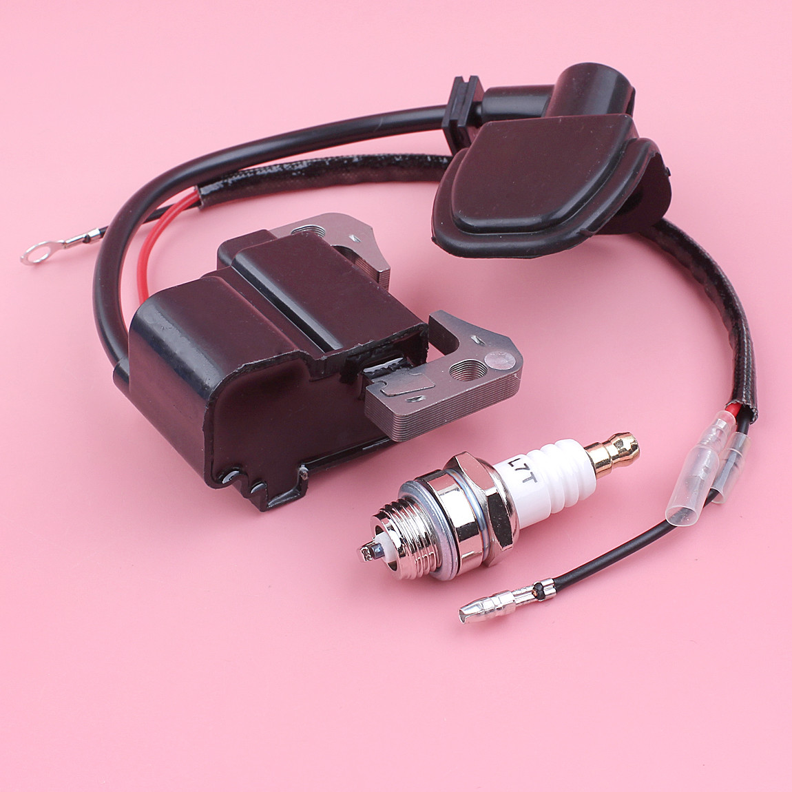 Ignition Coil Spark Plug Kit For Robin NB411 EC04 BG411 CG411 ...