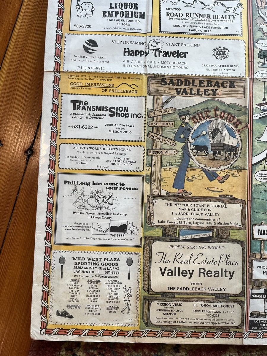Saddleback Valley California Map