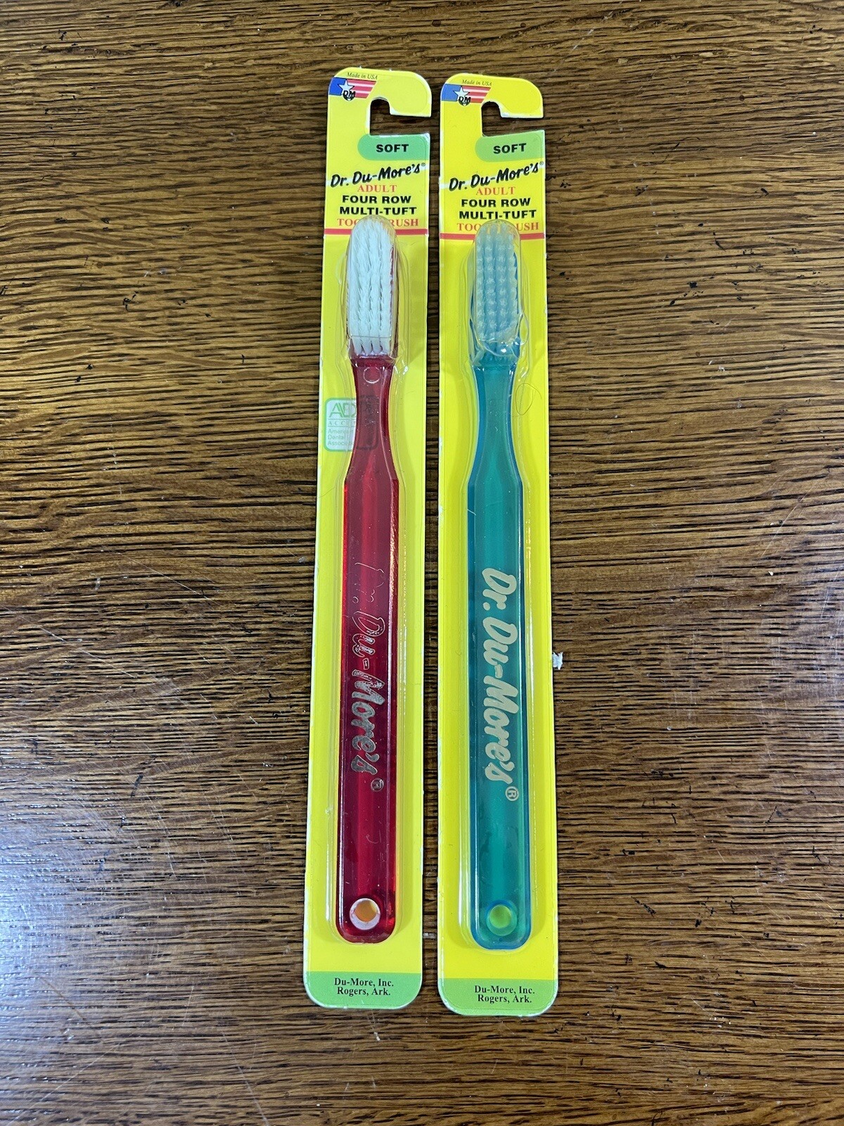 Vintage+Dr.+Du-more%27s+Adult+Soft+4+Row+Toothbrush+NOS+Green+Purple ...