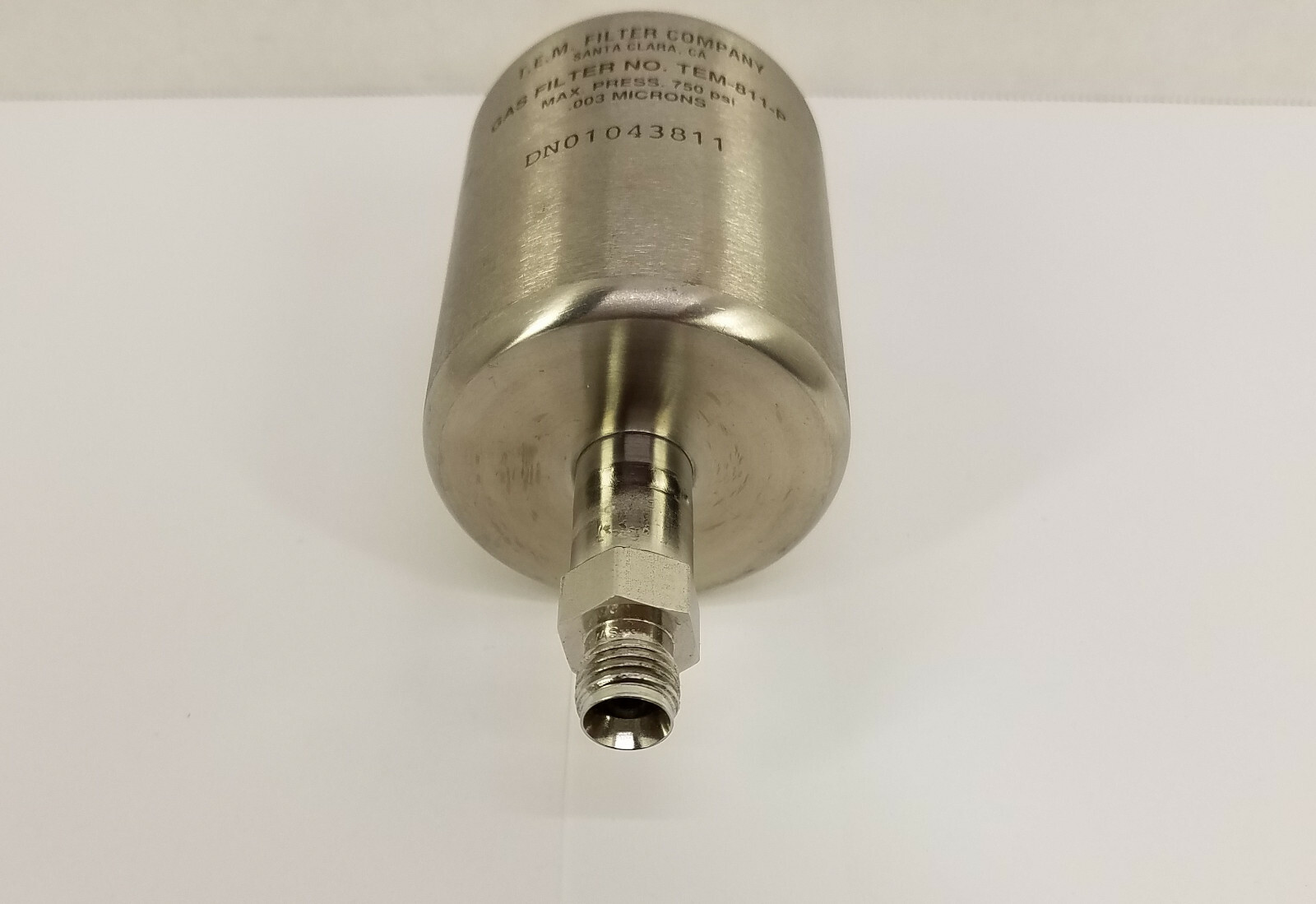 T.E.M. Filter Company TEM-811-P In-Line Gas Filter (.003 Microns, 750 ...