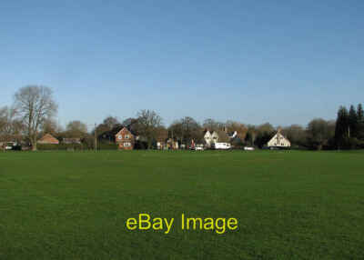 Photo 6x4 Reed Cricket Ground in winter Hay Green Looking across the ...