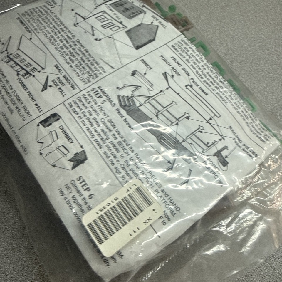 HO Scale Kit Plastic Al's General Store Very Detailed Plastic Building ...