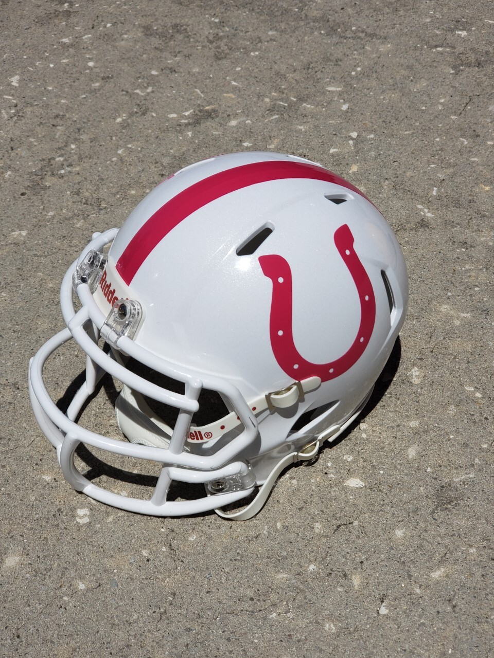 INDIANAPOLIS COLTS PINK LOGO BREAST CANCER MATTE FOOTBALL MINI HELMET ...