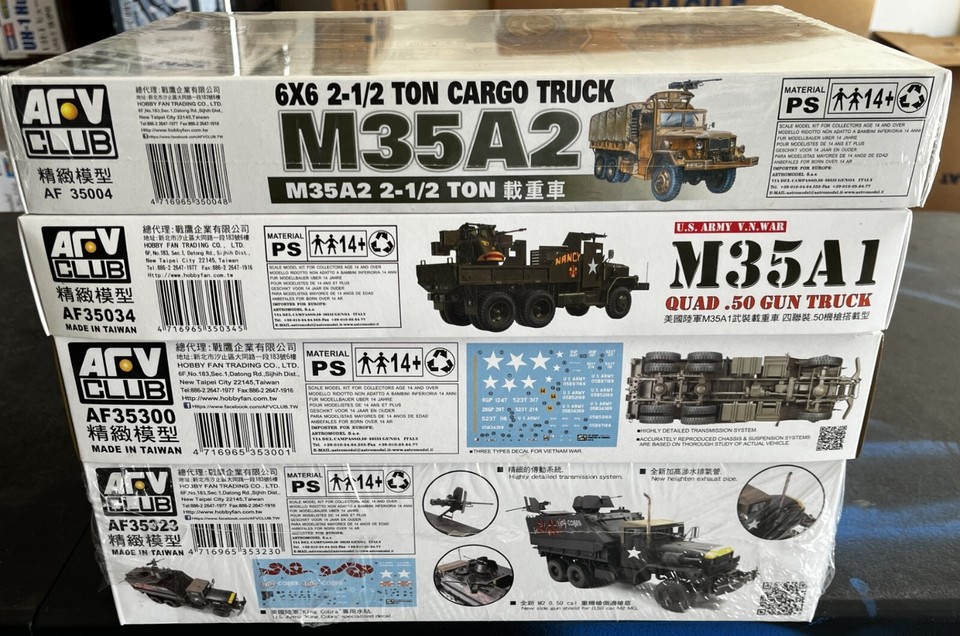 AFV Club-VIETNAM WAR BUNDLE! Gun Truck King Cobra #35323 & #35034 ...