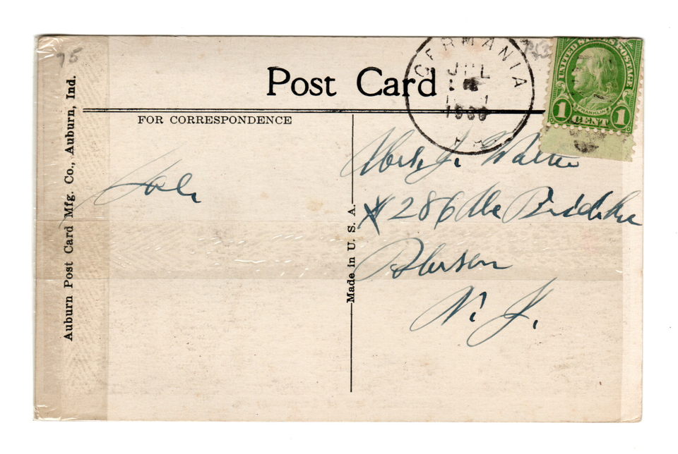 Southeast View Of Germania Pennsylvania White Border Era Postcard ...