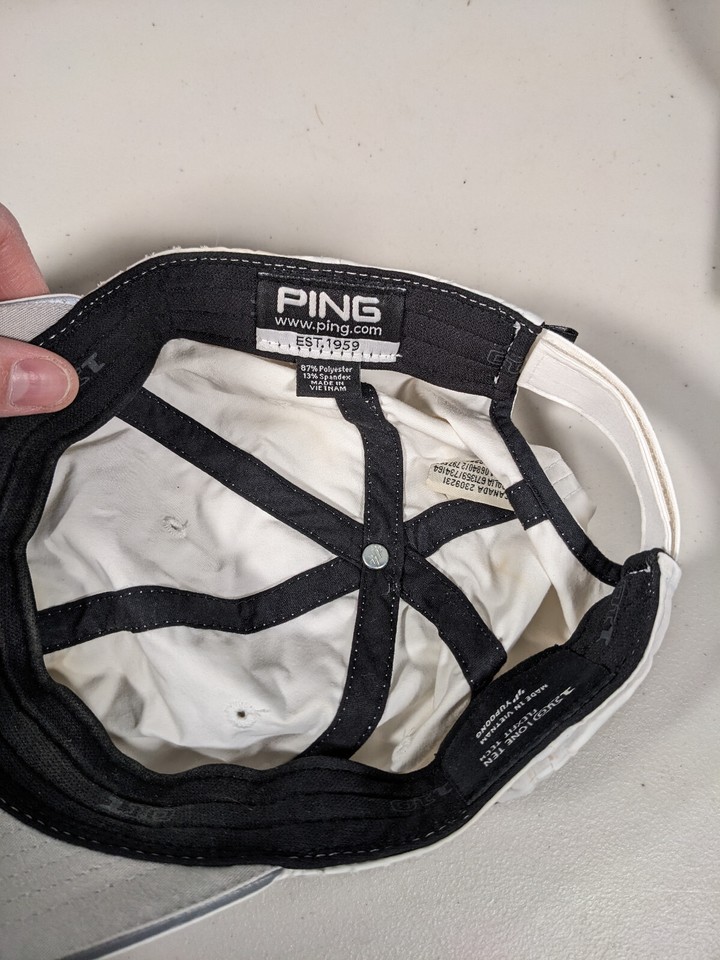 Lot (5) Ping Golf Baseball Hats Caps White Blue Adjustable | eBay