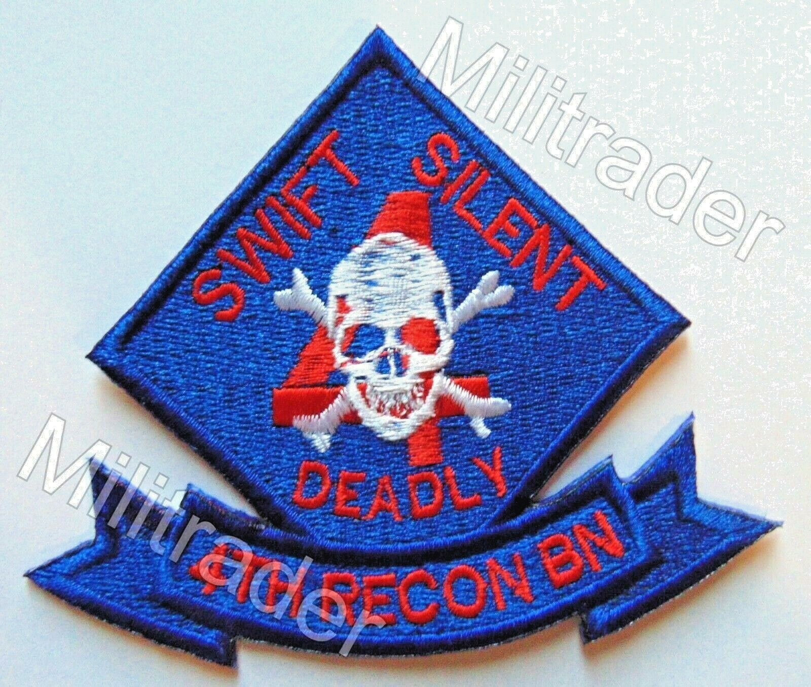 United States 4th Recon Battalion (BN) "Swift, Silent, Deadly" Patch | eBay