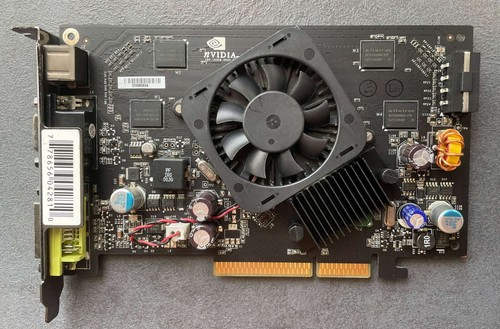 NVIDIA GeForce GF 7600 GS 256MB DDR2 TV DVI AGP Graphics Card RETRO ...