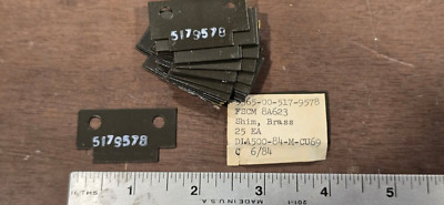 (25) US ARMY BRASS SHIMS 5179578 5365-00-517-9578 | eBay