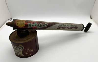 Vintage Bug Sprayer - HOT SHOT SPRAY SHOOTER - canister & sprayer ...