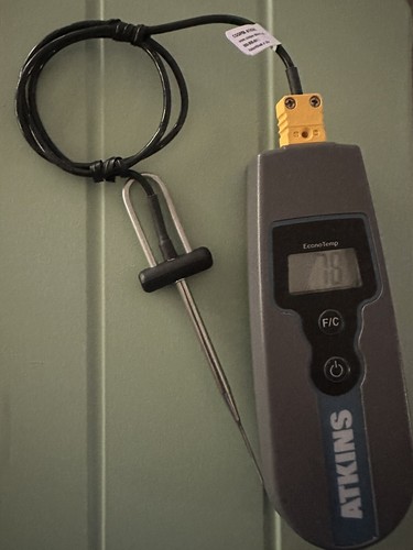 Cooper-Atkins 32311-K Econo Temp Thermometer, and 50219-2K Probe. | eBay