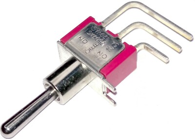 Right Angle Toggle Switch 1MS1T2B4M7QE SPDT 2A/ 250VAC 5A/ 120VAC or ...