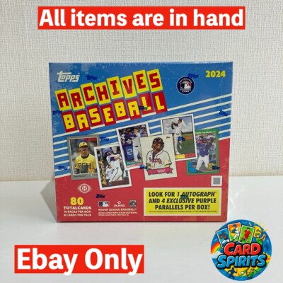 2024 Topps Archives Collectors Box Factory Sealed in Hand | eBay