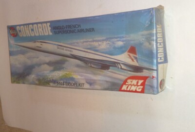 CONCORDE Sky King Airfix 1/144 scale plastic model kit VINTAGE 1977 ...