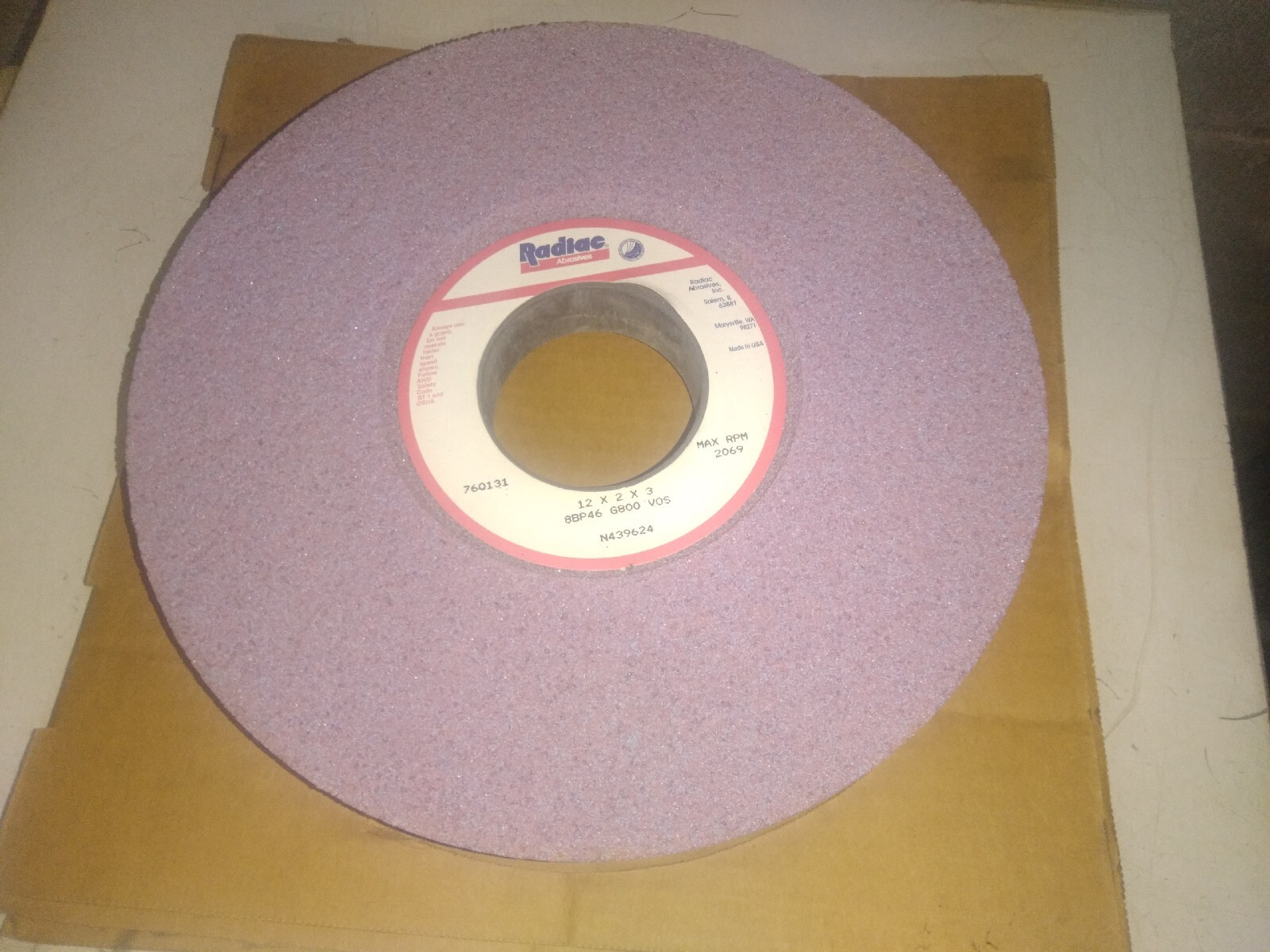 NOS Surface grinder wheel Radiac 12 x 2 x 3 | eBay