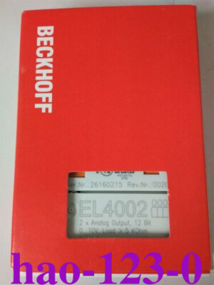 One Beckhoff EL4002 PLC Module EL 4002 New In Box Expedited Shipping | eBay