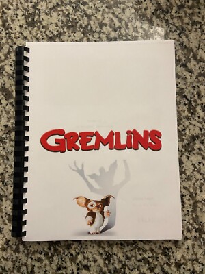 Gremlins Movie Script Reprint Full Screenplay Script | eBay