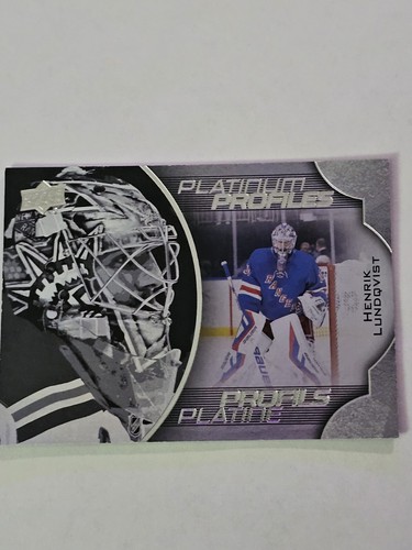 2016-17 Tim Hortons Platinum Profiles Henrik Lundqvist PP-8 Rangers | eBay