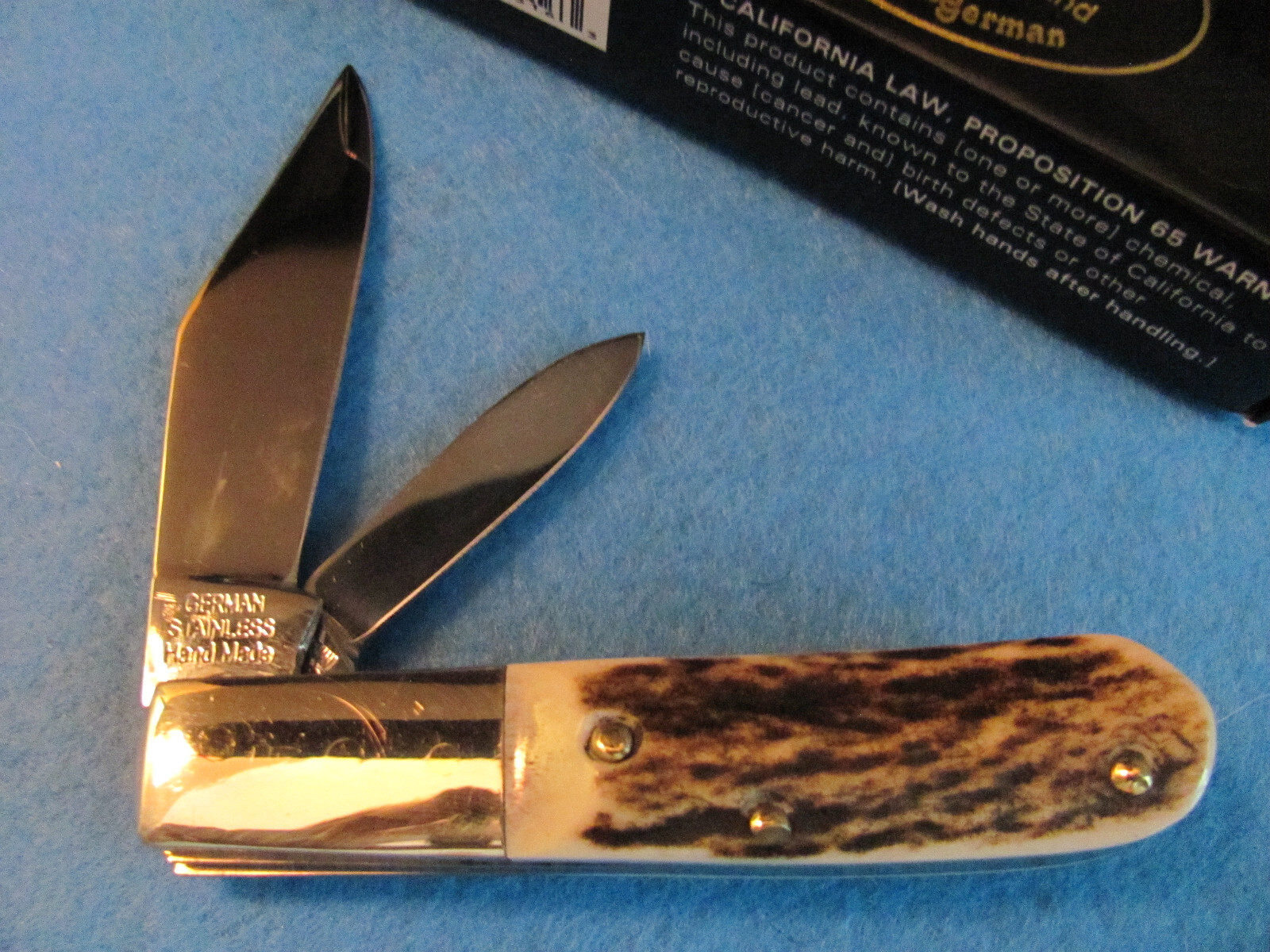 German Bull GB-114 Deer Stag Barlow 1 of 300 1st Production Run Pocket ...