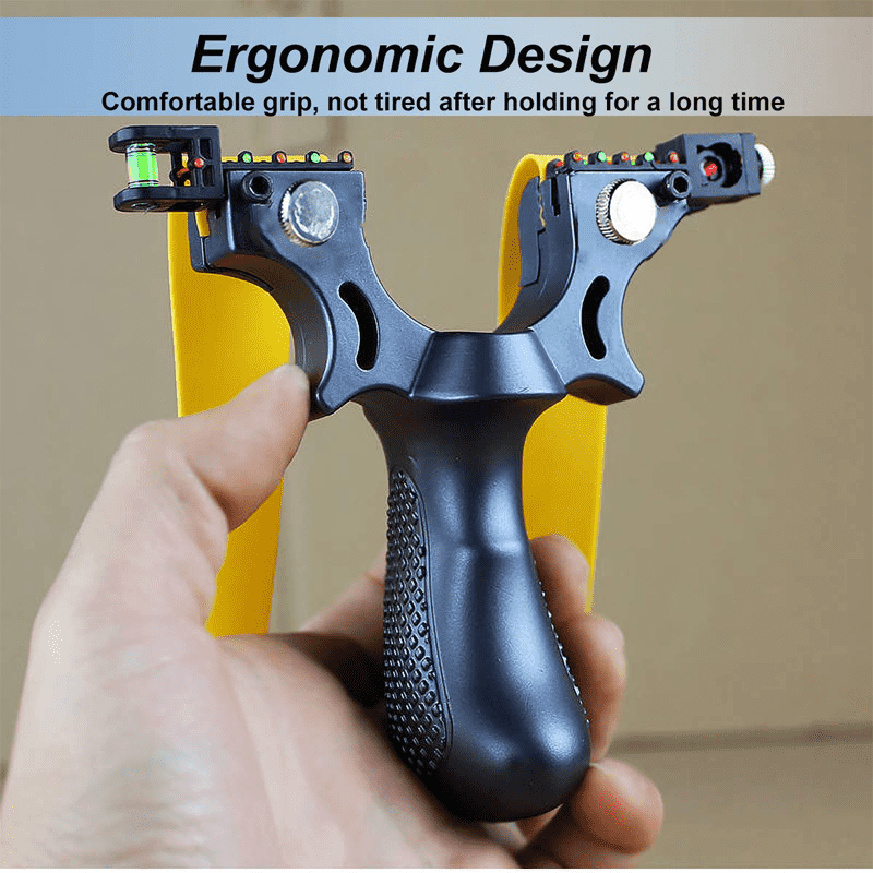 Hunting Laser Slingshot Professional Catapult With Rubber Aim Point ...