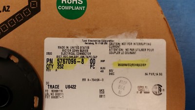 (1 PC) 5767096-8 TYCO High Speed Fine Pitch Connector RCP 38 POS 2.54mm ...