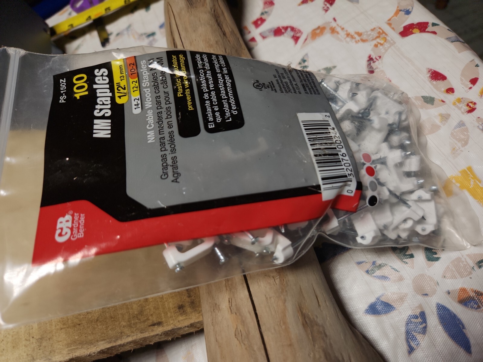 Gardner Bender Ps-150Z Cable Staple,1/2In,Plastic,Romex,Pk100 | eBay