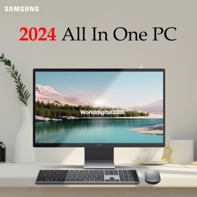SAMSUNG All-In-One Pro PC 27 4k 500Nits Intel Ultra5 16G 256G SSD Dolby ...