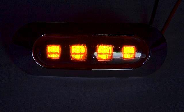 8 x LED 12V Side Amber Marker Lights Lamps Truck Bus Lorry LKW Camper ...