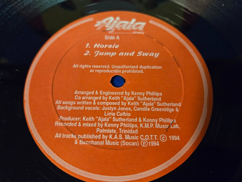 Ajala – HORSIE / JUMP and SWAY - 12" REGGAE VINYL RECORD SINGLE | eBay