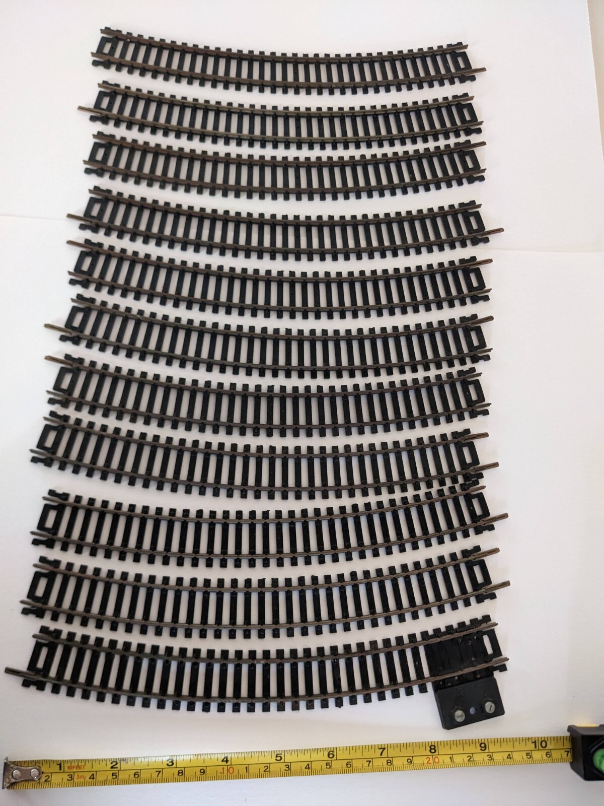 HO Gauge Train Tracks, assorted lengths and types, plus cork roadbed | eBay