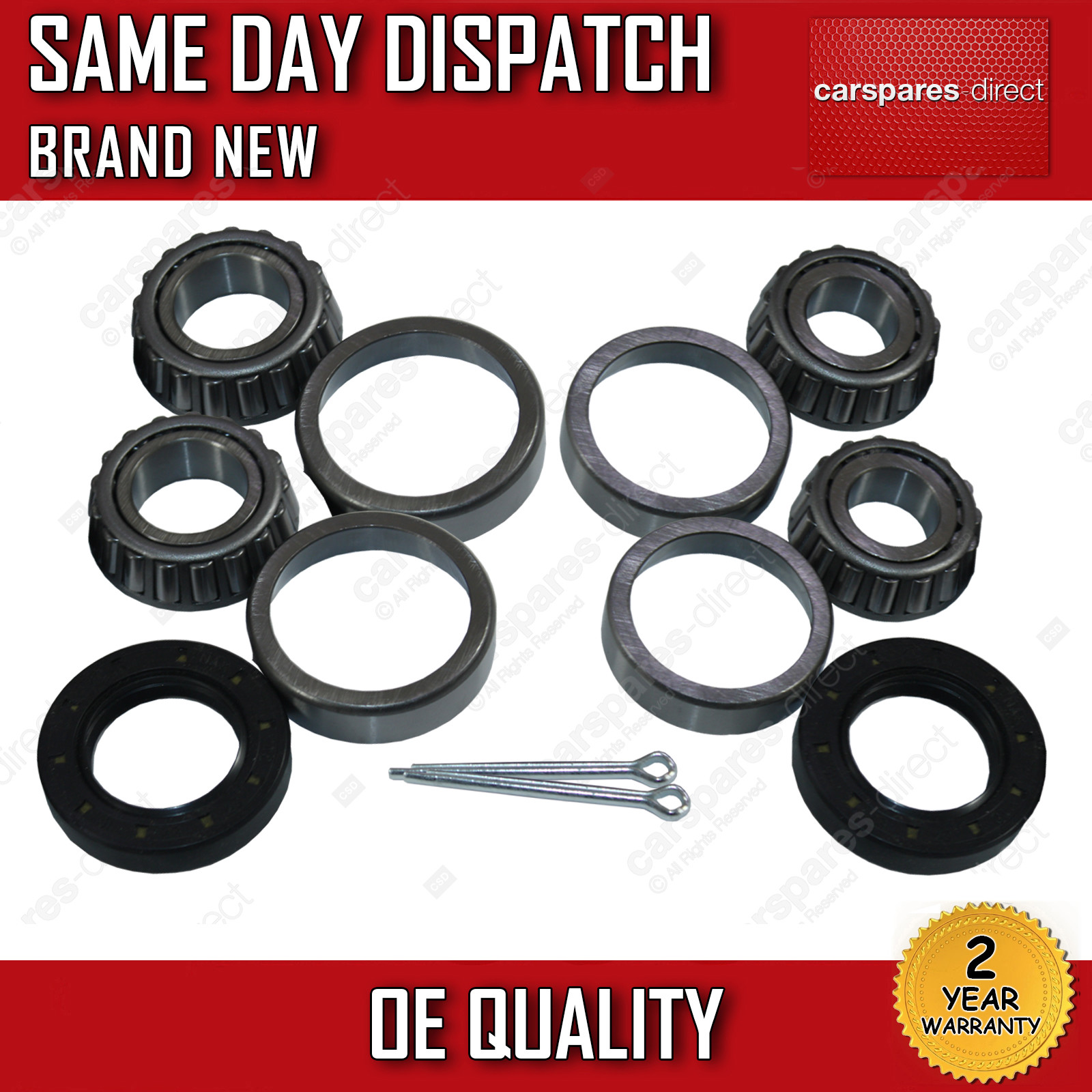 DAEWOO MATIZ (KLYA) 0.8 1.0 1998-ONWARDS X2 REAR WHEEL BEARING KIT ...
