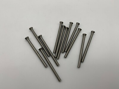 Royal .134" X 2" Long Bevel Headed Punches, Tool Steel Lot Of 12 Pieces ...
