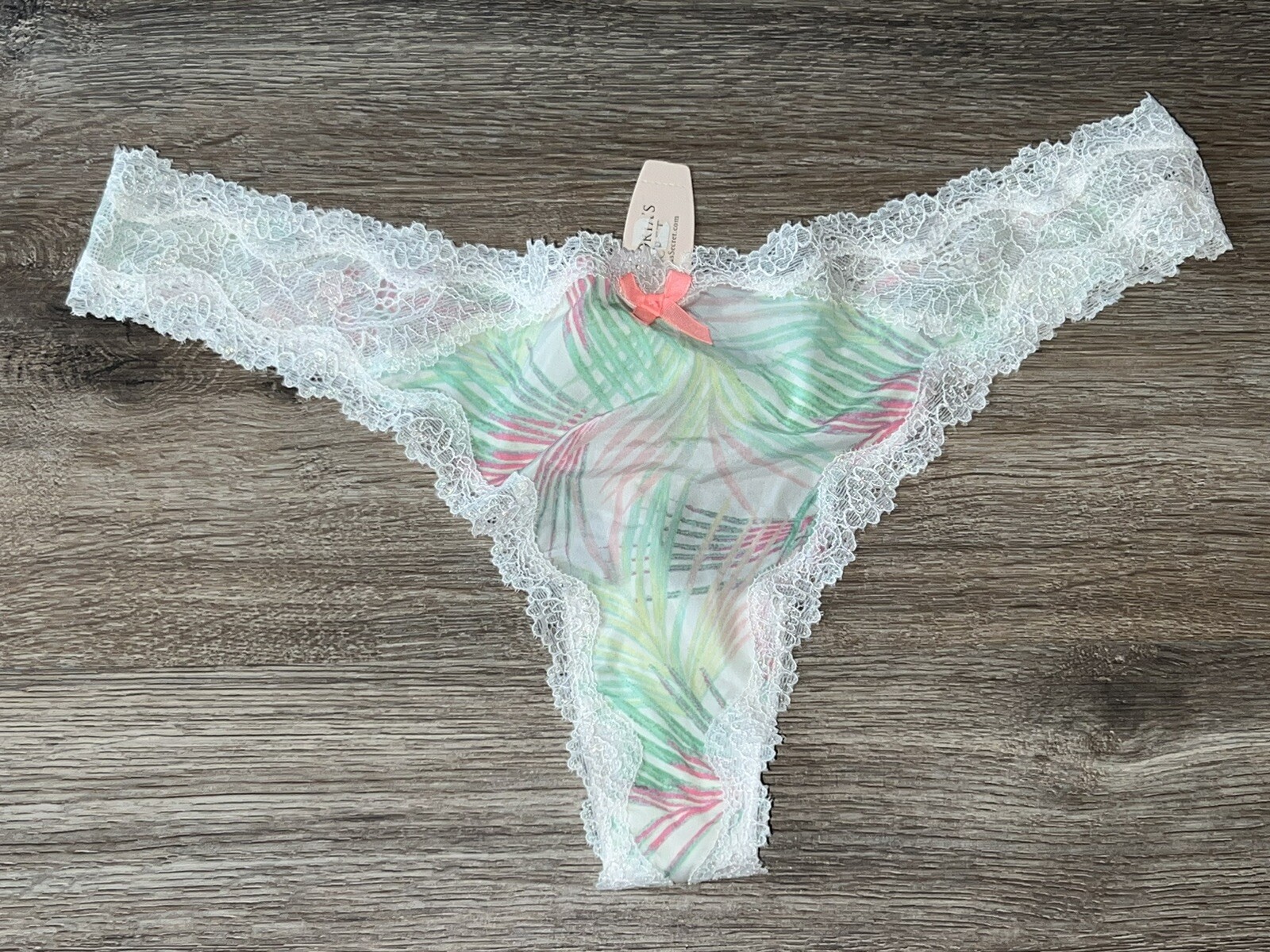 Vintage Victoria's Secret Sexy Silky Satin Thong Pant… - Gem