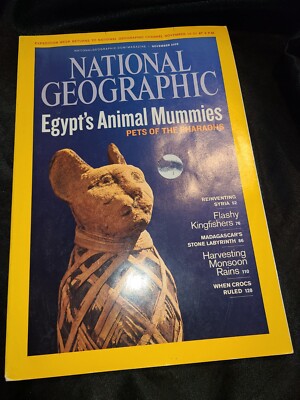 National Geographic November 2009 Animal Mummies Syria Kingfishers ...