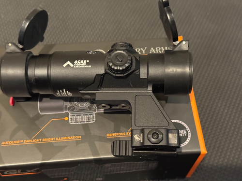 Primary Arms GLx 2X Prism Scope - ACSS CQB-M5 Reticle w/ ADM Mini ACOG ...