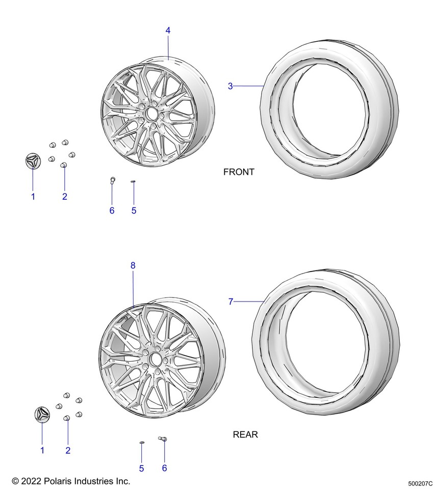 Polaris Slingshot Tire, Rear, 305/30R20, Part 5415888 194722748255| eBay
