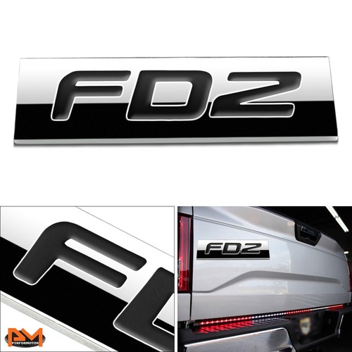 "FD2"Polished Metal 3D Decal Black Emblem Exterior Sticker For 06-11 ...