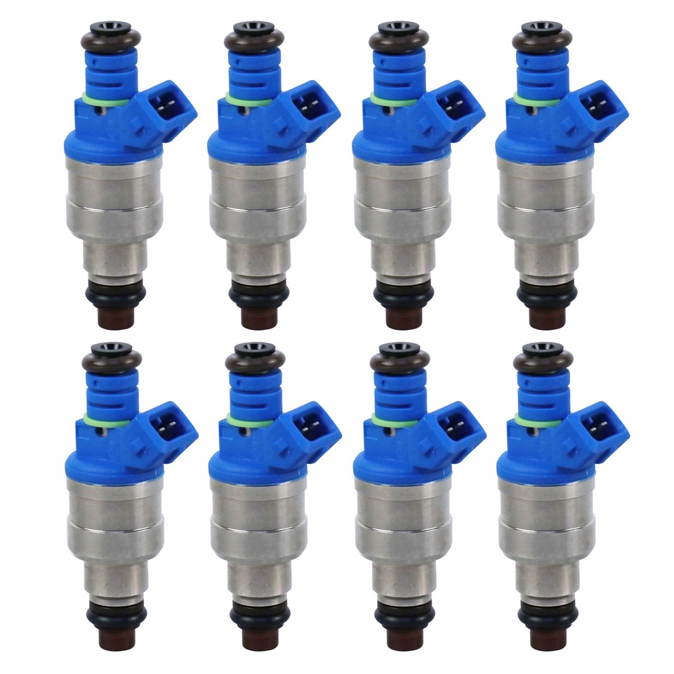 Kit(8) 24lb/hr EV1 Fuel Injectors For Dodge Chevy Ford Pontiac 4 holes ...