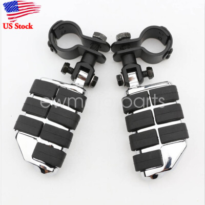 1" to 1-1/4" Foot Pegs Mount Clamps For Suzuki Boulevard C50 C90 C109R ...