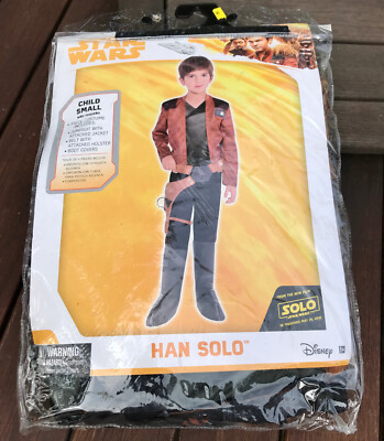 Star Wars Han Solo Child Boy Costume Size Small 4-6 | eBay