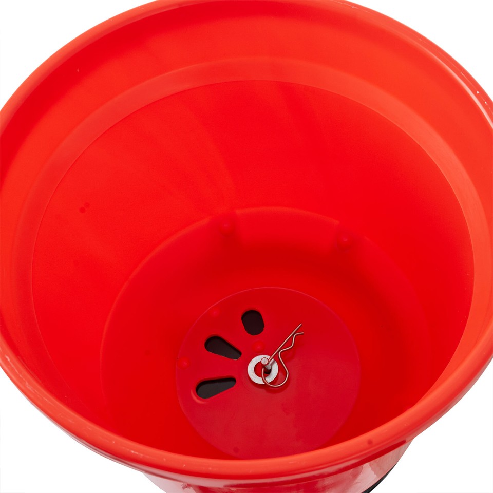 Commercial 90LB Broadcast Fertilizer Spreader Walk-Behind Push Garden ...