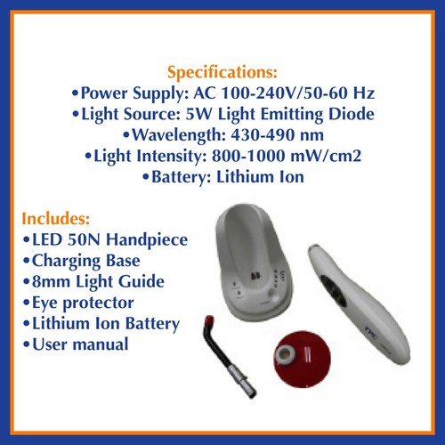 TPC Dental LED 50N Cordless Curing Light System ALED-50 | eBay