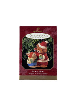 Hallmark Mary's Bears 1999 Keepsake Christmas Ornament Designed by Mary ...